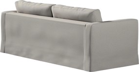 Potah na pohovku IKEA  Karlstad 3-místná, nerozkládací, dlouhý barva šedá látka pletený vzor