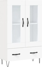 vidaXL Skříň highboard 69,5 x 31 x 115 cm kompozitní dřevo [828292] Barva: Bílá