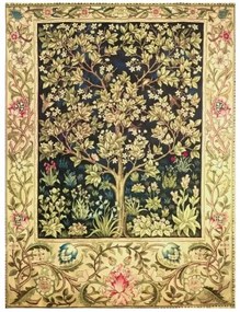 THE TREE OF LIFE TAPESTRY AMBER