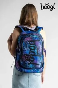 BAAGL Školní batoh Core Palm / 25 l / vhodná od 3. třídy