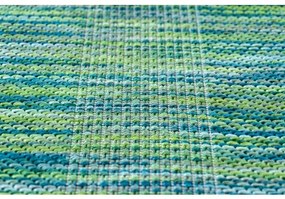 Moderní FISY koberec SISAL 20777 pásky, melanž modrý velikost 160x220 cm | krásné koberce cz