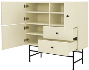TENZO Dřevěný kabinet COCKTAIL krémový 9004945008
