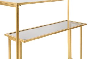 Designová konzole Wambleeska 100 cm zlatá