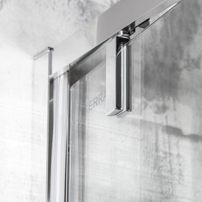 Novoterm Jednokřídlé otevíravé sprchové dveře NV-Solid DSPA CHR 70, chrom/transparent - bez vaničky