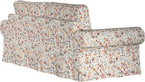 Potah na pohovku IKEA Backabro,  3-místná, rozkládací barva oranžová látka pletený vzor, vzorované