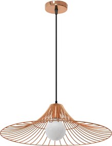 Toolight - Stropní závěsná lampa 1xE27 APP483-1CP, růžové zlato, OSW-00907