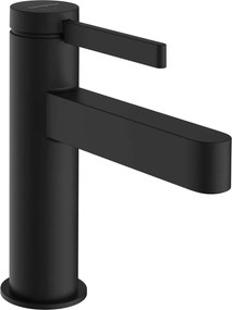Hansgrohe Finoris - Umyvadlová baterie s výpustí Push-Open, EcoSmart, CoolStart, matná černá 76012670
