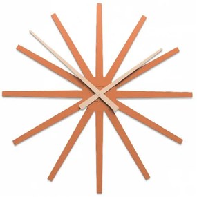 Designové hodiny 10-327 CalleaDesign Frizz 81cm (více barevných variant) Barva terracotta(cihlová)-24