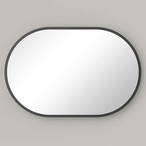 Cerano - koupelnovÃ© zrcadlo bano, kovovÃ½ rÃ¡m - ÄernÃ¡ matnÃ¡ - 60x40 cm