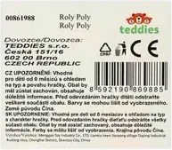 TEDDIES Kolíbací hračka Tučňák / Se zvukem / Plast / 8 cm / 0m+