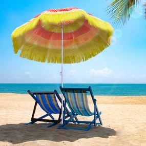 Outsunny slunečník Havajský slunečník Plážový slunečník 160 cm barevný, párty slunečník Zahradní slunečník v různých barvách, 4 modely pro zahradu a …