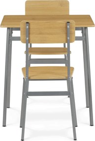 Autronic Jídelní set s 2 židlemi AUT-O2122 Odstín: Bílá