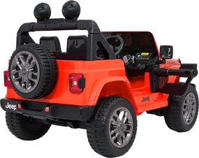 Elektrické autíčko Jeep Wrangler Rubicon LIFT oranžové