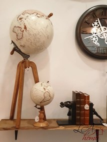 Dekorace glóbus na dřevěném podstavci Wond - Ø22*38cm