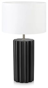 Černá stolní lampa Markslöjd Column, výška 44 cm