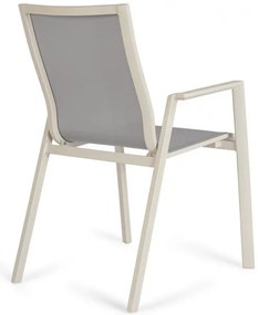 BIZZOTTO Zahradní jídelní židle KRION tmavě šedá 0663679