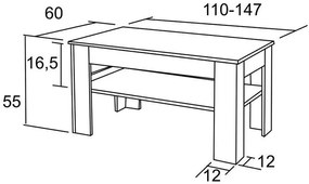 BRADOP Konferenční stůl Ctirad K140