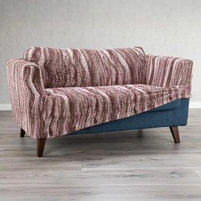 Bielastické potahy OCEANO NOVÉ hnědo-vínové křeslo ušák (š. 60 - 110 cm)