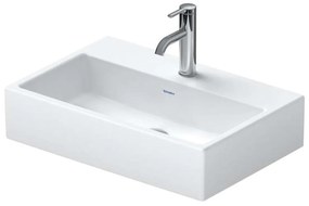 Duravit Vero Air - Umyvadlo nábytkové 60x40 cm, bez přepadu, otvor pro baterii, WonderGliss, bílá 23686000711