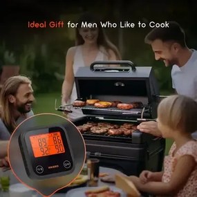 Inkbird BBQ teploměr IDT-34E-BW se 4 sondami WiFi  Bluetooth/80m