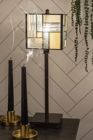 Stolní lampa Tiffany Cubio - 13*13*18 cm E14/max 1*25W