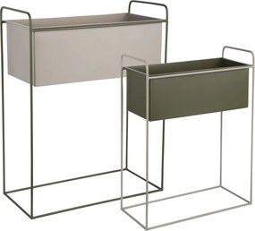 Kovové stojany na květiny v sadě 2 ks (výška 65 cm) Reina – PT LIVING
