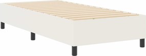 Rám platformy Krémová 100 x 200 cm Žebrovaná látka 3337394