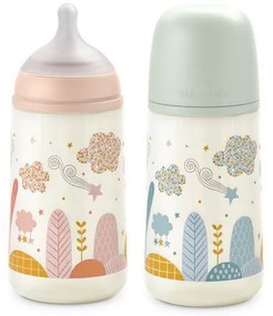 Suavinex Kojenecká láhev 270 ml M Dreams Sauvinex Růžová