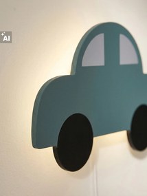 Sinsay - LED nástěnné svítidlo ve tvaru auta - zelená