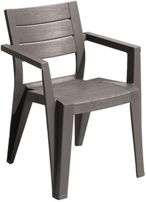 KETER JULIE Zahradní židle, 61,5 x 58,5 x 79 cm, cappuccino 17209497