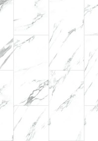 Mexen Glacier White vinylové panely 610 x 305 mm LVT Dryback 2,5 mm, podklad, 4 V-fuga, Jazz White - F1451-0610-305-255-4V1-01
