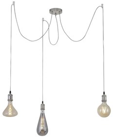 LD 13571-55 DIY Závěsné svítidlo, ocel, 3-ramenné, moderní retro - LEUCHTEN DIREKT / JUST LIGHT