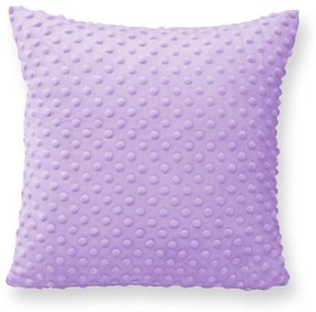 GADEO dekorační polštář Minky dot, fialová Rozměr: 30x30 cm
