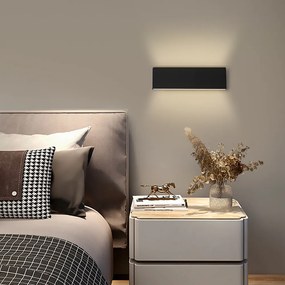 Immax NEO LISTON Smart nástěnné svítidlo 29cm 8W černé Zigbee 3.0