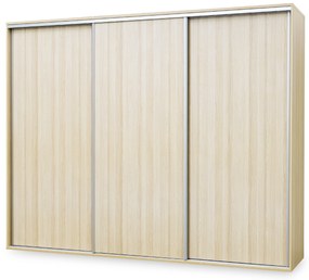 Nábytek Mikulík Skříň FLEXI 3 - 3x dveře plné ROZMĚR: (š/v/h) 260 x 240 x 65 cm