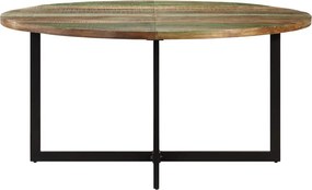 Jídelní stůl 150 x 75 cm masivní recyklované dřevo 337074