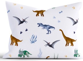 MK Lůžkoviny Bavlněný povlak na polštář Renforcé 70 x 90 cm - Dinosauři