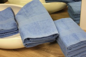 Froté ručník BOBBY - světle modrý 50 x 100 cm, český výrobce Tibex