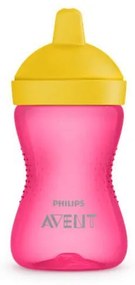 Philips Avent Netekoucí hrníček s tvrdým pítkem 18+ 300 ml červený