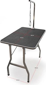 Stůl na úpravu srsti zvířat fudajo – 91 × 61 × 76 cm (51449)