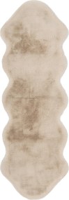 XXXLutz UMĚLÁ KOŽEŠINA, 60/180 cm, krémová - Online Only koberce & rohožky - 005937001101
