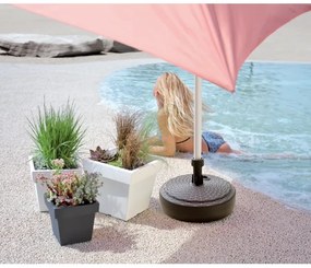 Podstavec pod slunečník II, průměr 39 cm, hnědá