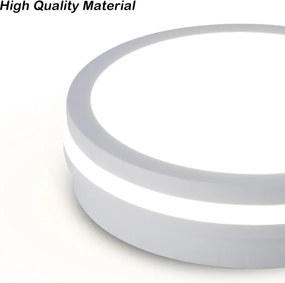 BRILAGI - LED Venkovní stropní svítidlo BENE LED/18W/230V pr. 21,5 cm bílá IP54
