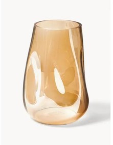 Ručně foukaná skleněná váza Luster, V 26 cm