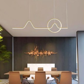 Toolight Závěsné LED osvětlení E6 LHJ022-CP 120 cm zlaté