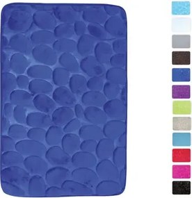 MSV PEBBLES tmavě modrá / Koupelnová předložka / 50 x 80 cm / polyeste