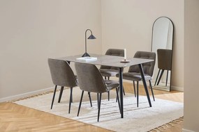 ACTONA GROUP Jídelní židle BROOKE taupe z látky Monza 0000107640