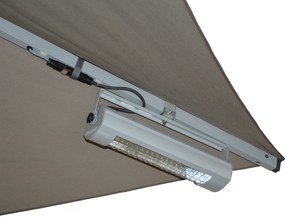 Doppler GOLIATH zahradní slunečník 500 x 500 cm červená