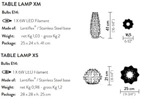 SLAMP: CACTUS stolní lampa SLAMP: Velikost: M