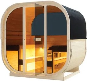 RAKOUSKÝ produkt - Venkovní sauna HANKO pro 6 osob 210 x 180 x 210cm ( F60180 )